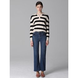 [홈쇼핑방송/르오트(LeOT)] 코튼 라이크라 아크웍 데님팬츠 (2종택일)-사이즈 4488까지 - SSG.COM