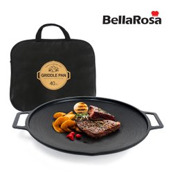 [벨라로사] 국내산 IH 인덕션 캠핑 그리들팬 40cm 고기불판+전용가방(CN8452) - SSG.COM