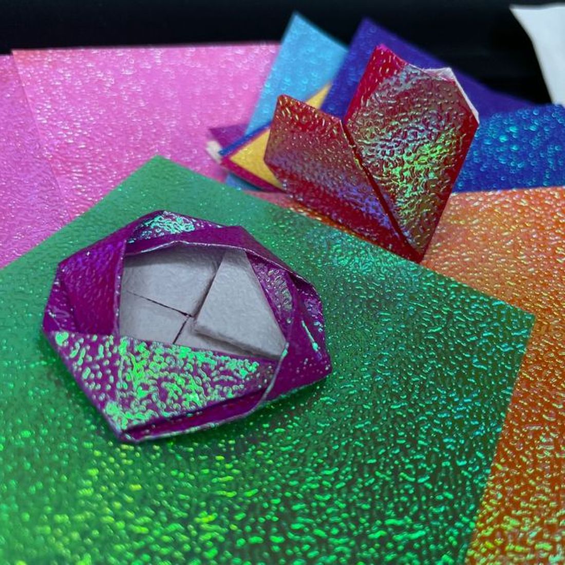 종이학 반짝이 학종이 10cm X ( 4매입 ), 믿고 사는 즐거움 SSG.COM