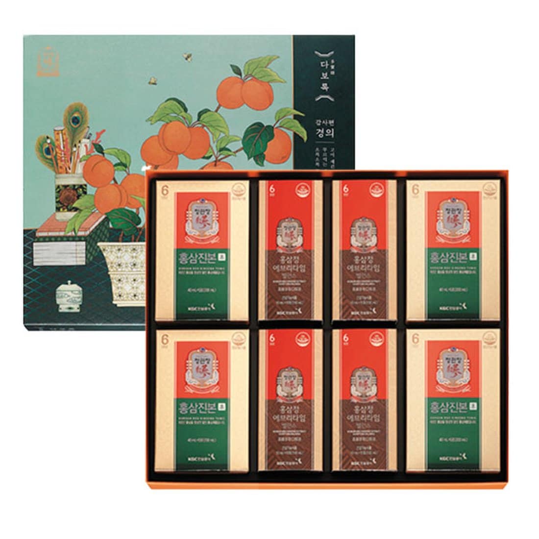 정관장 다보록 감사편 경의(홍삼진본40ml*5포*4EA,홍삼정에브리타임밸런스10ml*10포*4EA) + 쇼핑백증정, 믿고 사는 즐거움 SSG.COM