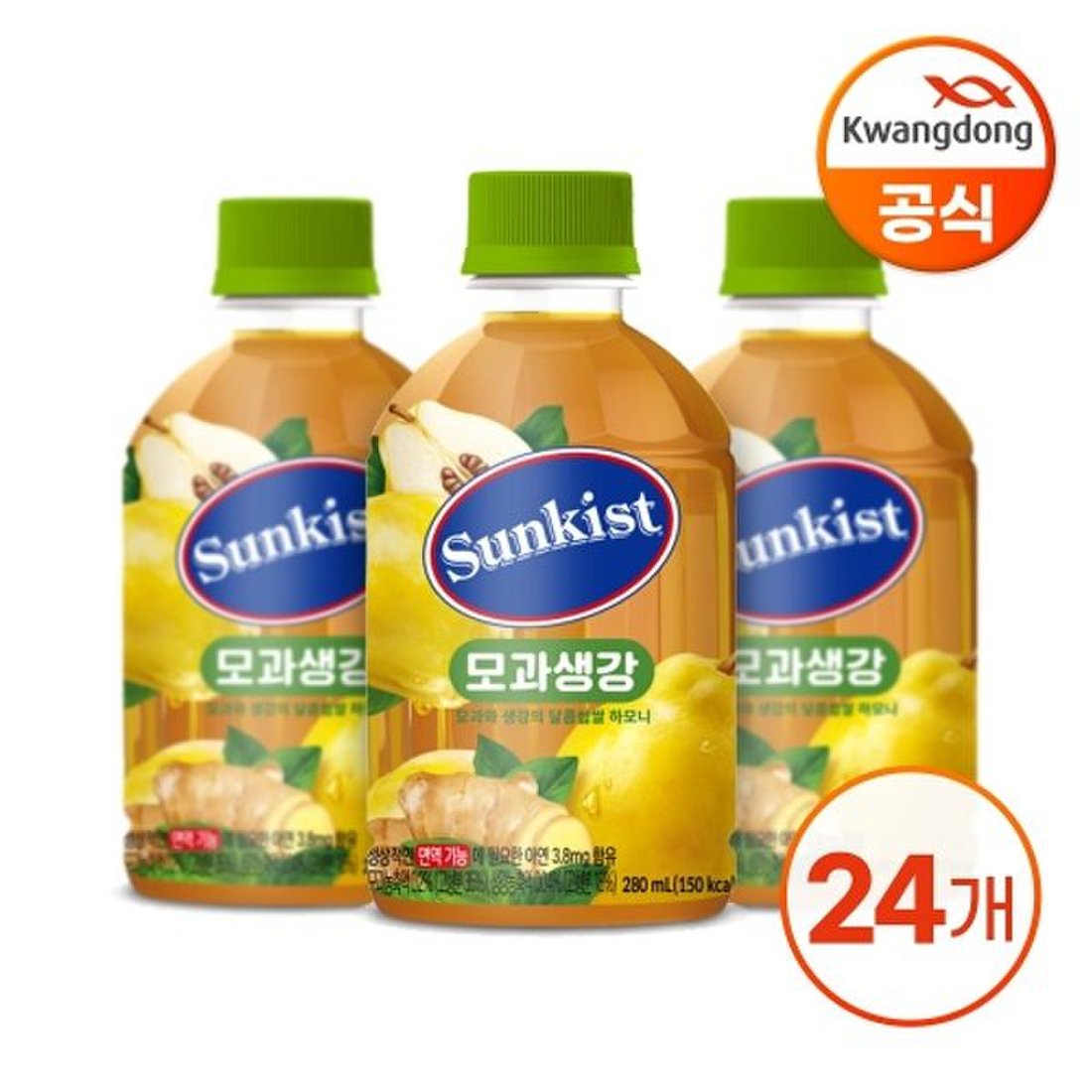 광동 썬키스트 모과생강 280ml X 24병, 믿고 사는 즐거움 SSG.COM