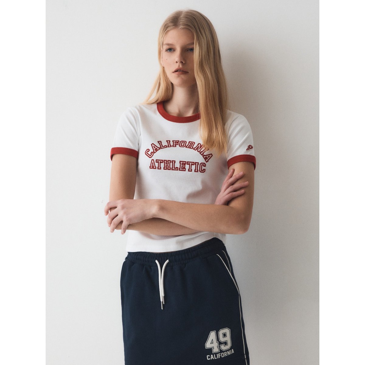 후아유 Track Ringer Short Sleeve T-shirt WHRAE2327F - SSG.COM