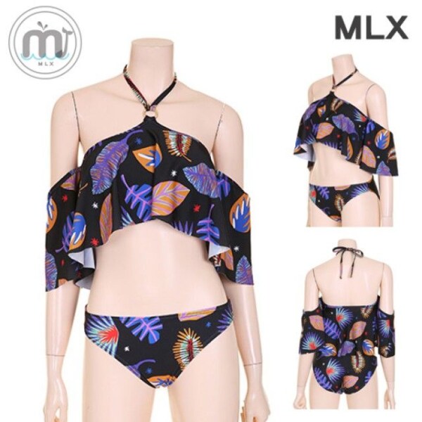 (MLX) 여자 비치웨어 슬리브형 홀터 비키니-DM_352 - SSG.COM