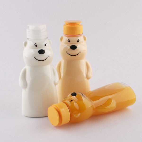 꿀통 소스통 시럽통 꿀튜브 소분용기 케찹 마요네즈 통 페트병 주스병/곰돌이 360ml -1개/A1(38) - SSG.COM