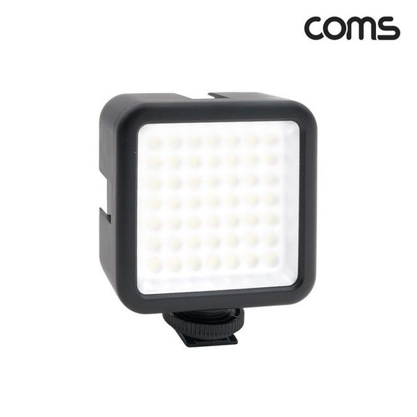 Coms 지속광 LED 조명 미니 비디오 라이트 카메라 49 - SSG.COM