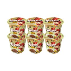 농심 짜파게티범벅 70g 6개 / 컵라면 작은컵 - SSG.COM