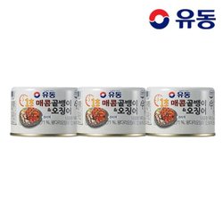[유동] 1초 골뱅이 매콤오징어 140g x3개 - SSG.COM