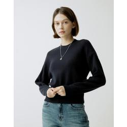 [21FW] 네이비 로고자수 면혼방 니트 HSSW1D792N2 - SSG.COM