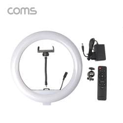 Coms LED 라이트 원형 개인방송용 조명 리모컨 터치식 링형12형 30cm - SSG.COM