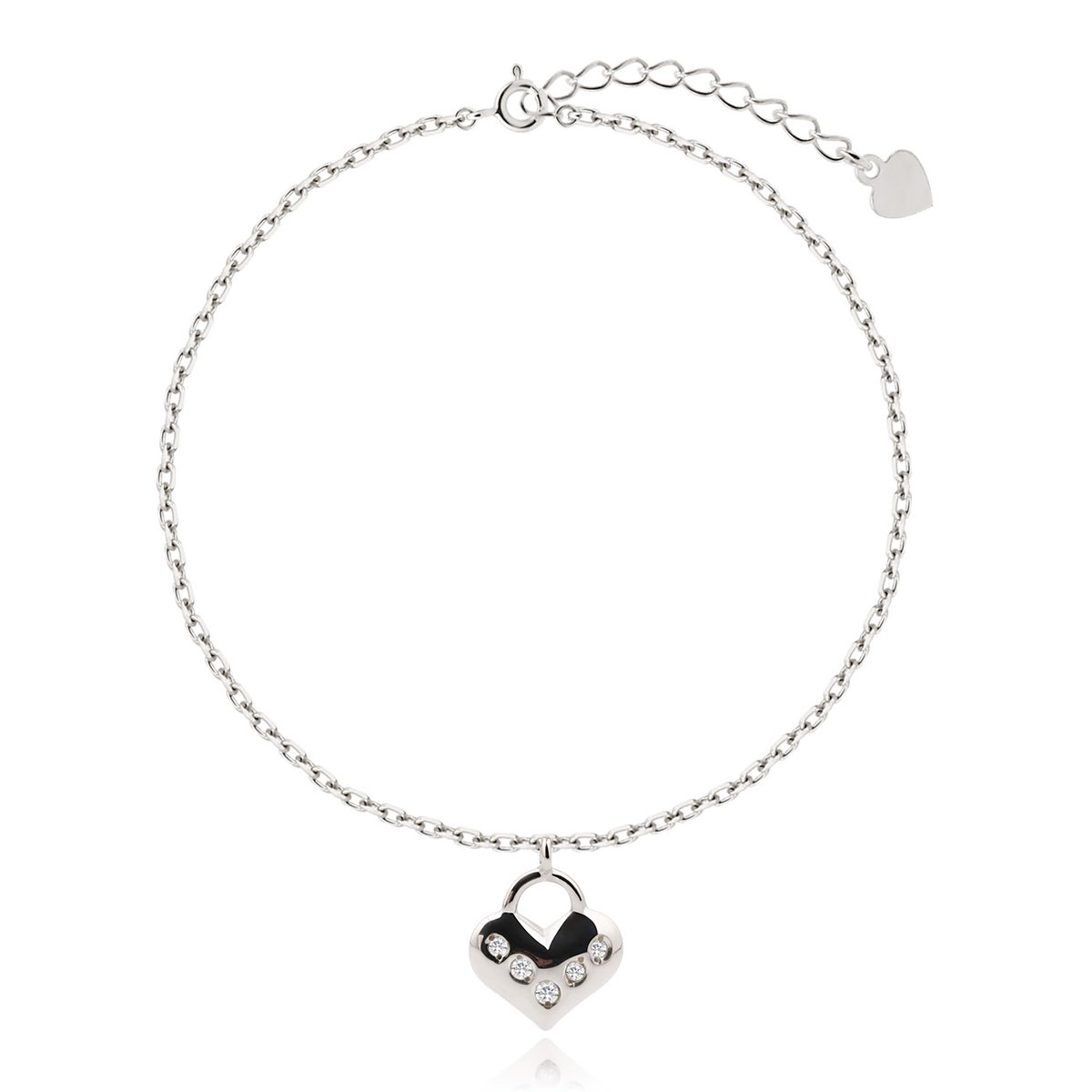 [925 SILVER] 유로피언하트팔찌 - SSG.COM
