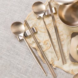 방짜유기 달 어른 유기수저 2인세트 8P - SSG.COM