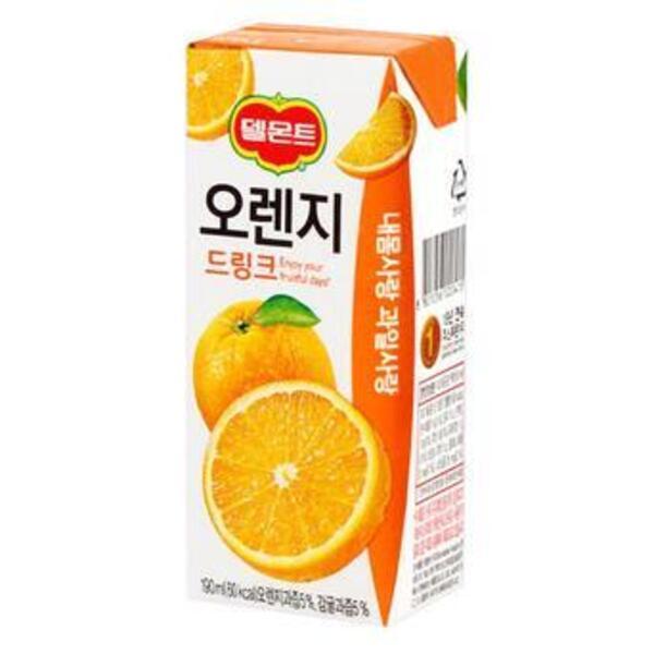롯데 델몬트 오렌지드링크 190ml x 32팩 - SSG.COM