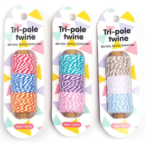 트와인끈 3색Tri-pole twine 36미터 - SSG.COM