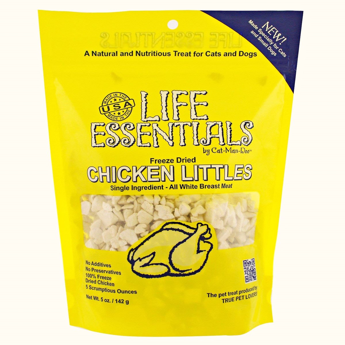 첨가물 없는 동결건조 간식 캣만두 치킨 리틀 142g - SSG.COM