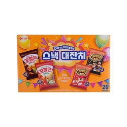 롯데 스낵대잔치 20봉 1160g - SSG.COM