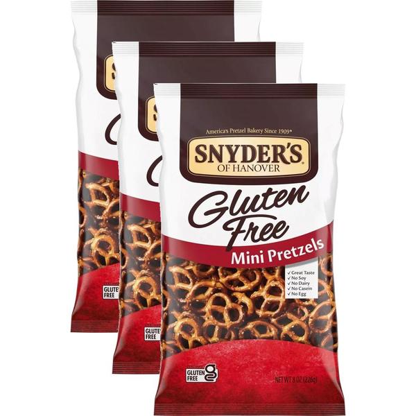미국직구 Snyder`s Of Hanover 스나이더오브하노버 미니 프레즐 글루텐 프리 226g 3팩 - SSG.COM
