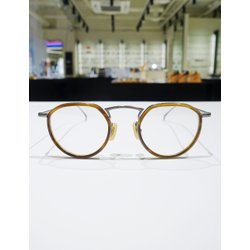 [파주점] 가네코옵티컬 금자안경 남녀공용 다각형 티타늄 안경테 KV63 BRS - SSG.COM