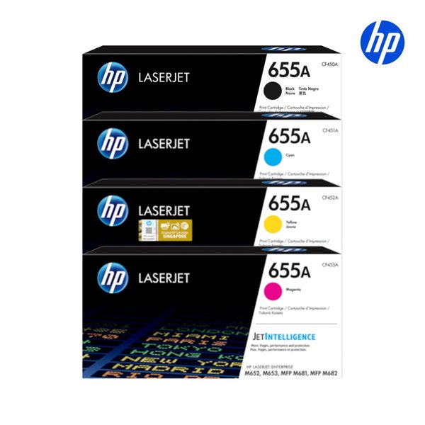 HP 토너 No.655A CF450A+CF451A+CF452A+CF453A 세트 - SSG.COM