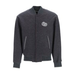 SS20 [디올] Bomber Jacket pinstripe bomber jacket with christian atelier ...
