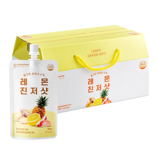 돌려따는) 레몬진저샷 70ml 30개입 1박스 - SSG.COM