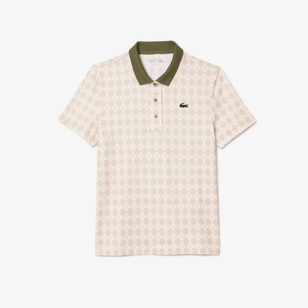 라코스테 스포츠 여성 로고 패턴 반팔 폴로 셔츠 PF7453-54N - SSG.COM