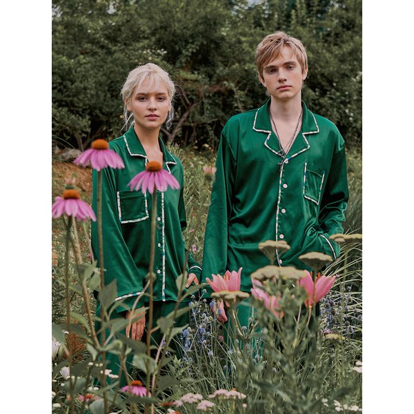 [단독][SET] 라비오 긴팔 페어 커플 파자마(2ea) - SSG.COM