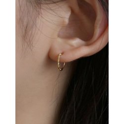 [단독]14K gold one-touch twist earring - SSG.COM