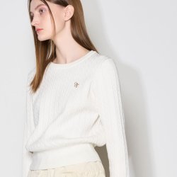 WOMAN GNRL 에센셜 케이블 풀오버 [WHITE] / WBC1L05503 - SSG.COM