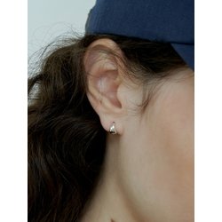 [Silver] Mini Cone Ring Earrings - SSG.COM