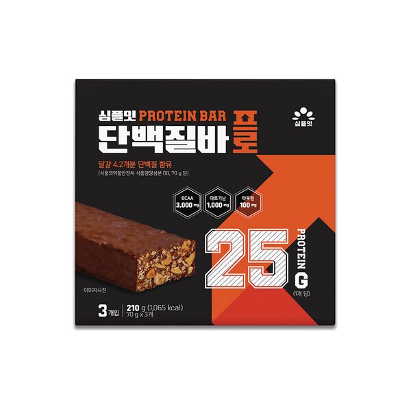 심플잇 단백질바 프로 210g (70g x 3개) - SSG.COM