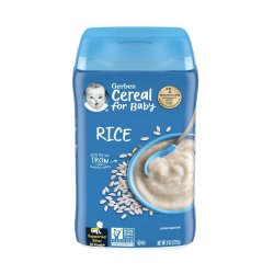 [해외직구] 거버 아기 시리얼 이유식 라이스 쌀 227g - SSG.COM