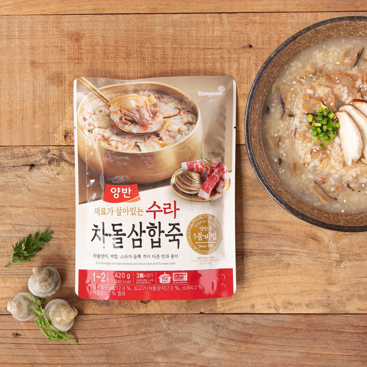 동원 양반 수라 차돌삼합죽 420g - SSG.COM