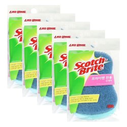 3M 프라이팬 전용 수세미 1P x 5개 (5입) - SSG.COM