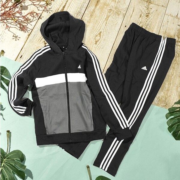 편안함과 스타일이 하나로 담긴 티베리오 3S 컬러블록 플리스 트랙수트(IB4094) - SSG.COM