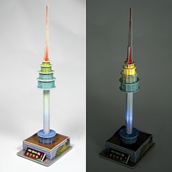 DIY 입체 퍼즐 조립 키트 서울 남산타워 LED - SSG.COM