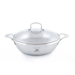 ELO 신 통3중 스텐 웍 팬 28cm유리뚜껑 포함 - SSG.COM