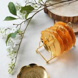 골드플라워 컵받침 7P세트 코스터 물컵 받침대 - SSG.COM