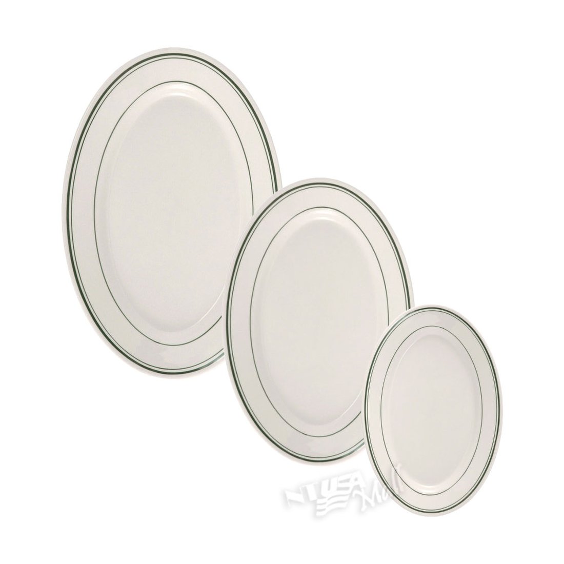 턱스톤 그린베이 오벌 플레이트 3size 세트 TUXTON OVAL PLATTER, 신세계몰