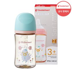 [5%다운로드][더블하트] 모유실감 3세대 PPSU 하늘을날꼬양 240ml (젖꼭지M) - SSG.COM
