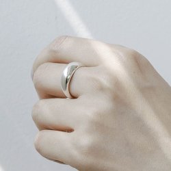 심플 은가락지 925실버 볼륨 고마루반지 - SSG.COM