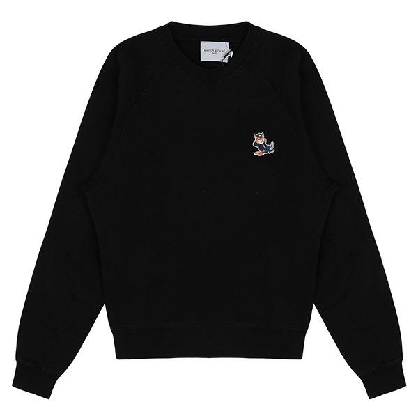 [메종키츠네]22FW JW00319KM0001 BK 드레스드 폭스 여성 맨투맨 블랙 - SSG.COM