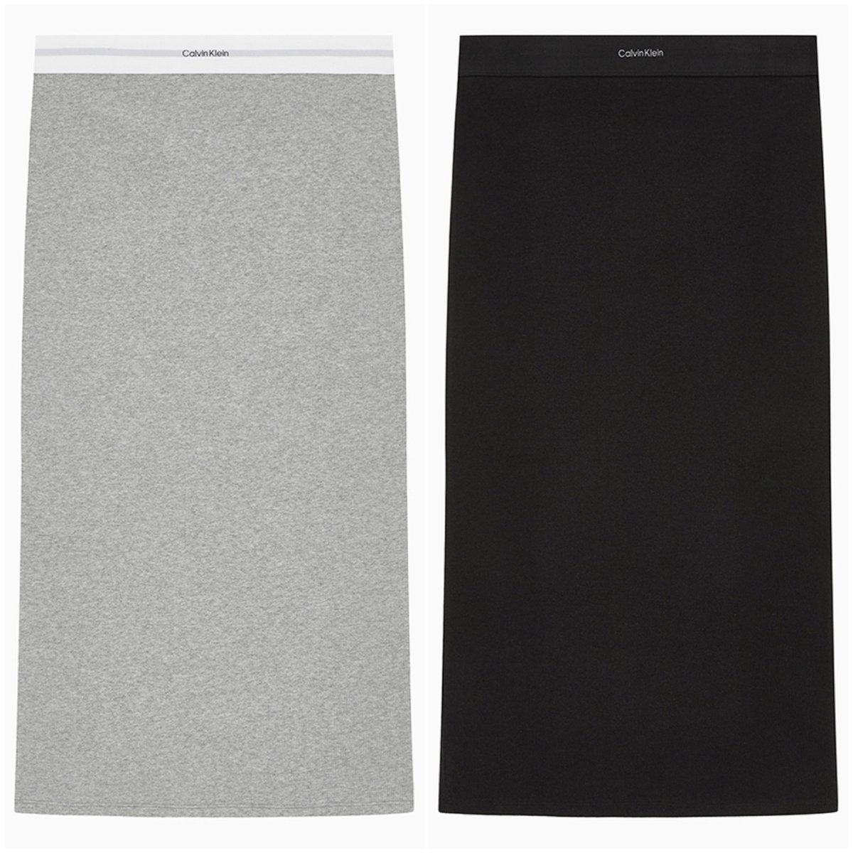 CK 25SS 코튼 스트레치 립 리브드 스커트 2종 택1(QS7350-P7A/UB1) - SSG.COM