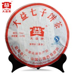 맹해차창 2007년 대익 7262 보이차 357g (숙차)[CH] - SSG.COM