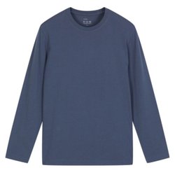 23년 공용 오가닉 코튼 라운드 긴팔 티셔츠 BL - SSG.COM