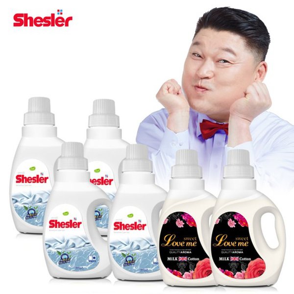 1300K 쉬슬러세제650ml Set 센스티브 4개 유연제러브미향 2개 - SSG.COM