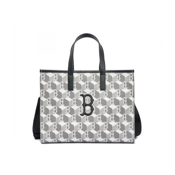 MLB 공용 큐브 모노그램 미디움 토트백 3AORM042N-43GRS - SSG.COM