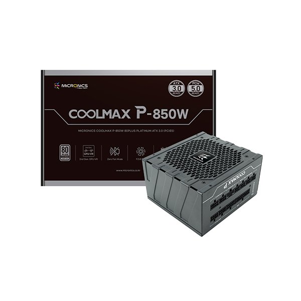 COOLMAX P-850W 80PLUS PLATINUM ATX 3.0 (PCIE5) - SSG.COM