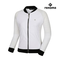 [레노마 골프] 22S/S 여성 우븐 패치 하이브리드 니트 집업 가디건 RWSCL5201(WH) - SSG.COM