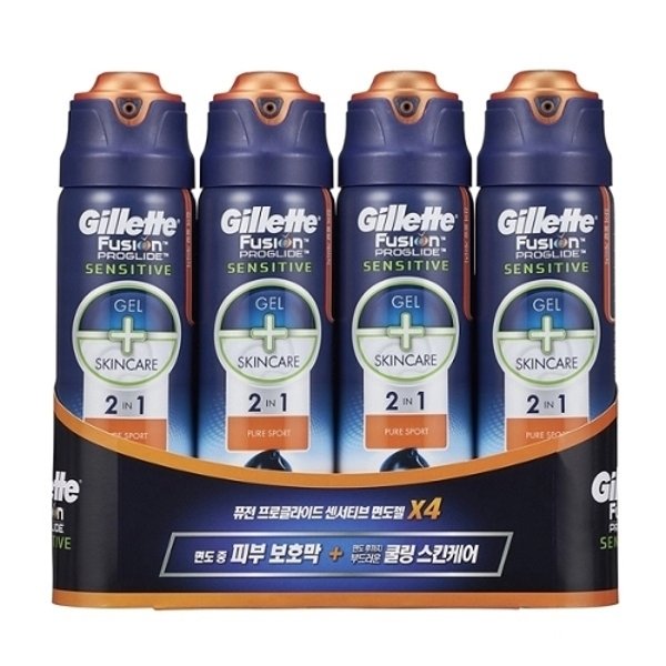퓨전프로글라이드 센서티브 2in1 면도젤 170g x 4 - SSG.COM
