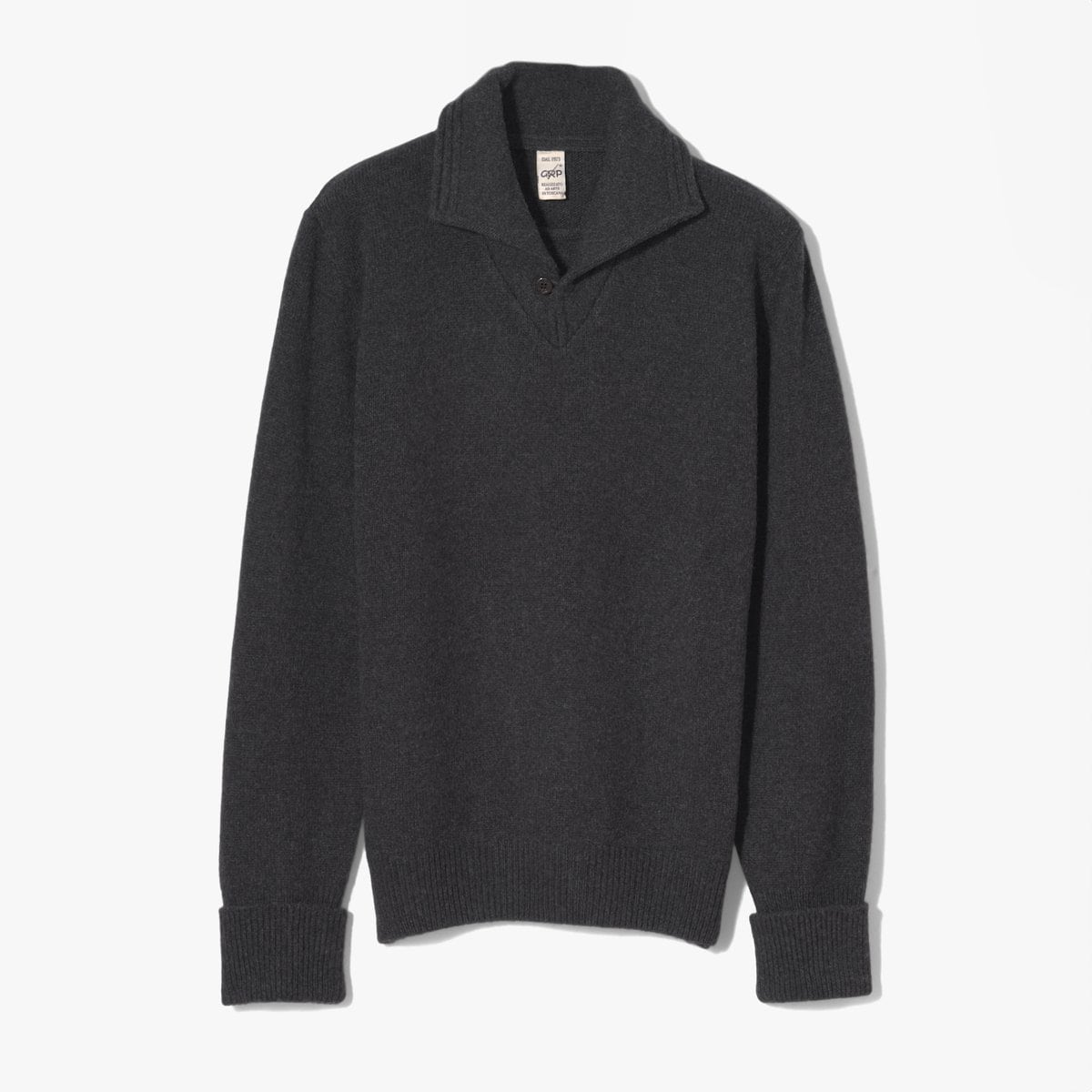 GRP SAILOR COLLAR KNIT CHARCOAL GRAY GPD2M50000A16 - 신세계백화점